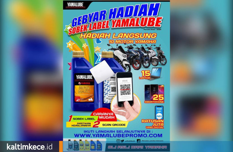 Gebyar Hadiah Sobek Label Yamalube - Kaltim Kece