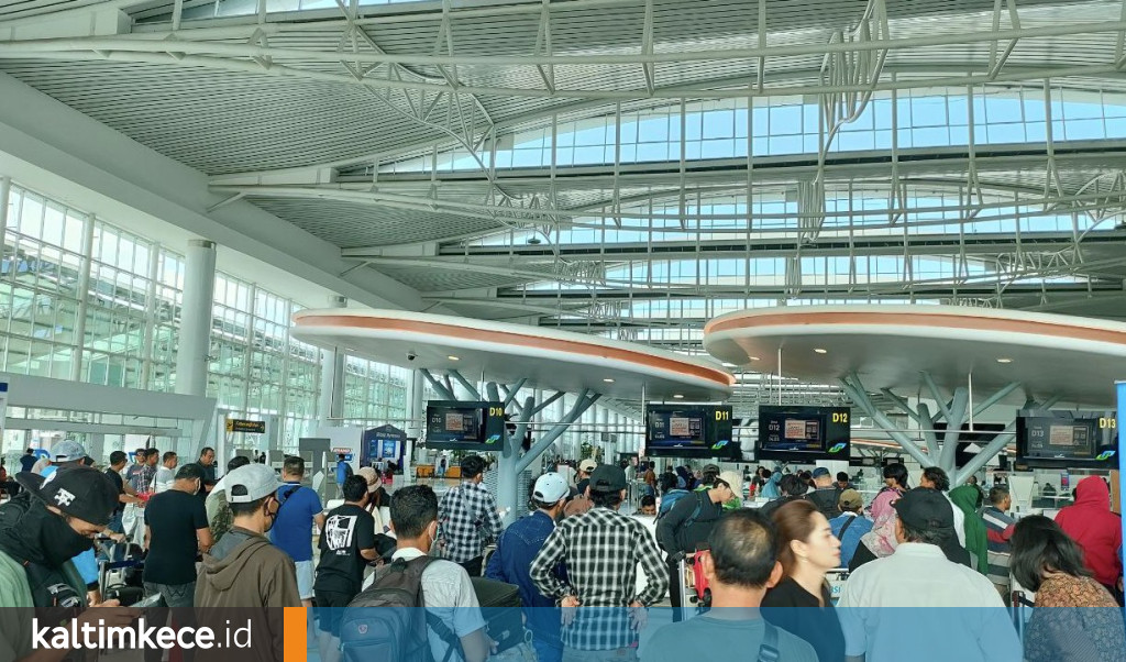 Pemudik di Bandara Sepinggan Diperkirakan 279 Ribu Orang - Kaltim Kece